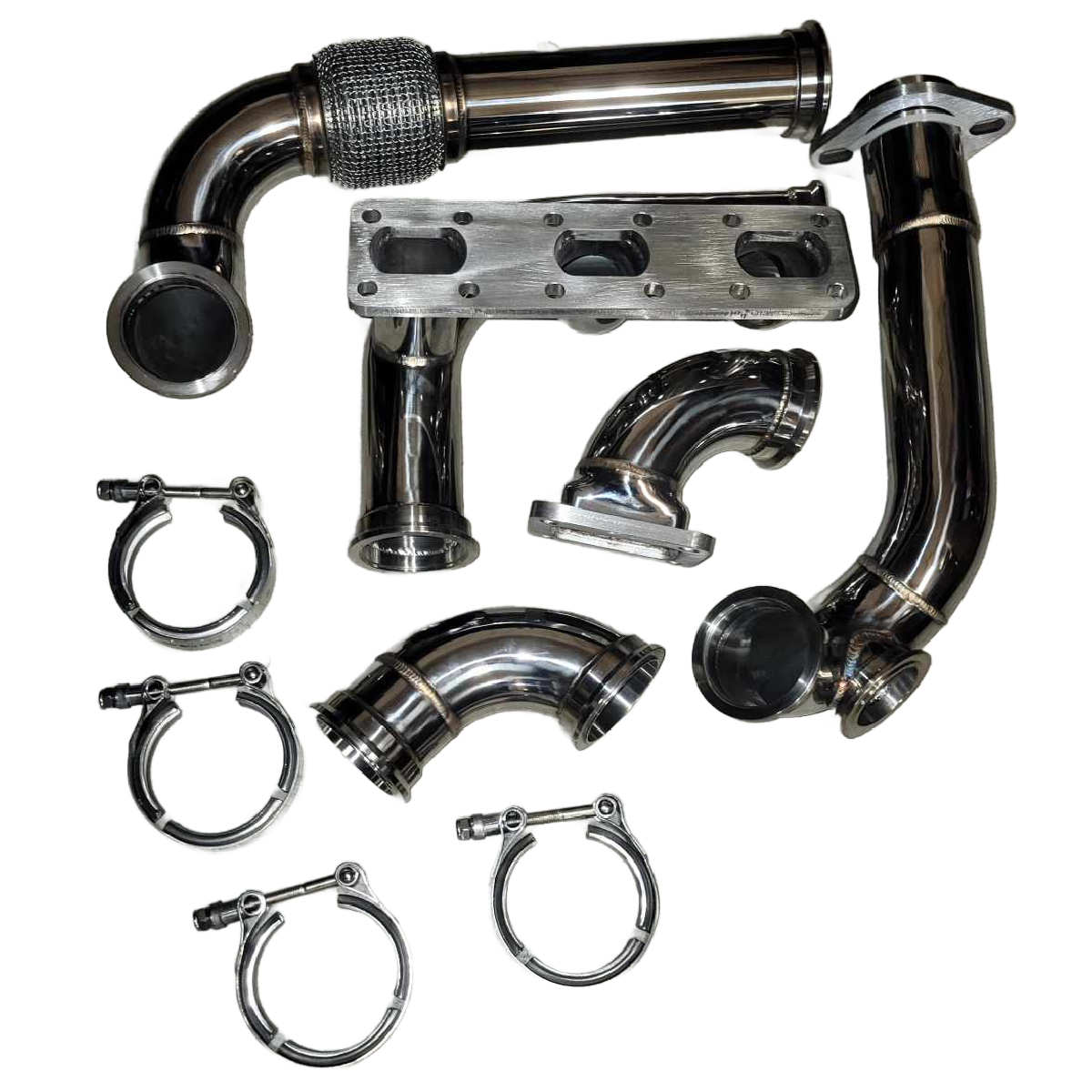 3.7L V6 Engine Bay Hot Side of Turbo Kit – Auto Mafia Racing